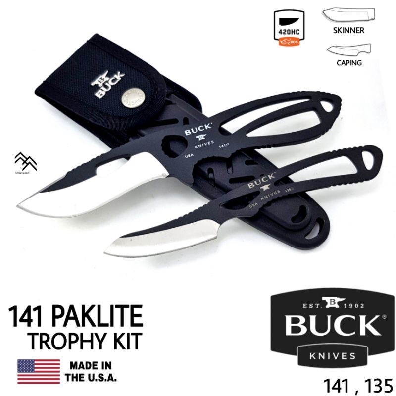 มีดBUCKแท้ รุ่น PAKLITE TROPHY KIT-SELECT มีดแบบโครงแพคคู่สองด้ามสุด ...