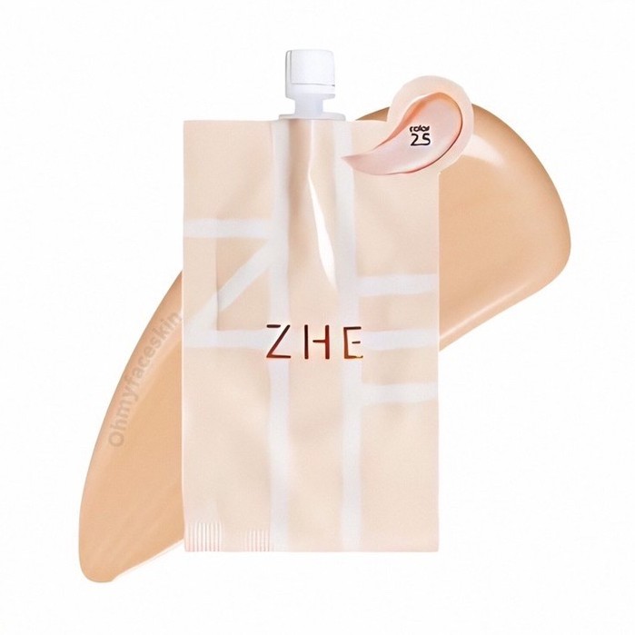 Zhe Foundation รองพื้น ZHE [ แบบซอง ] สีใหม่เพื่อผิวคนไทย เบอร์ 2.5 ...