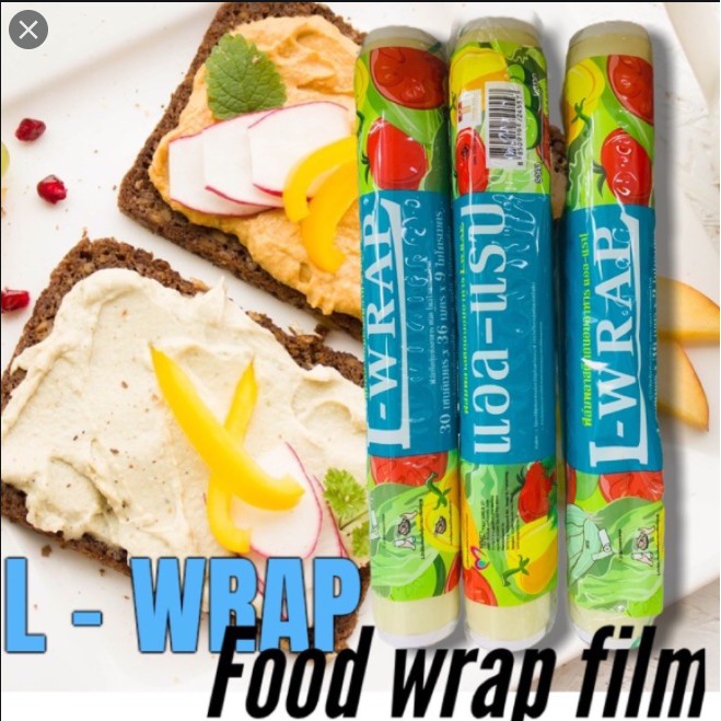 ฟิล์มยืดพลาสติกถนอมอาหาร แอล-แรป L-Wrap 30 ซม. x 36 เมตร | Shopee Thailand