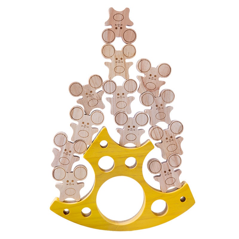 Omg* Tumble Tower Stacker บล็อกเมาส์ของเล่นเด็ก Balance Building ...