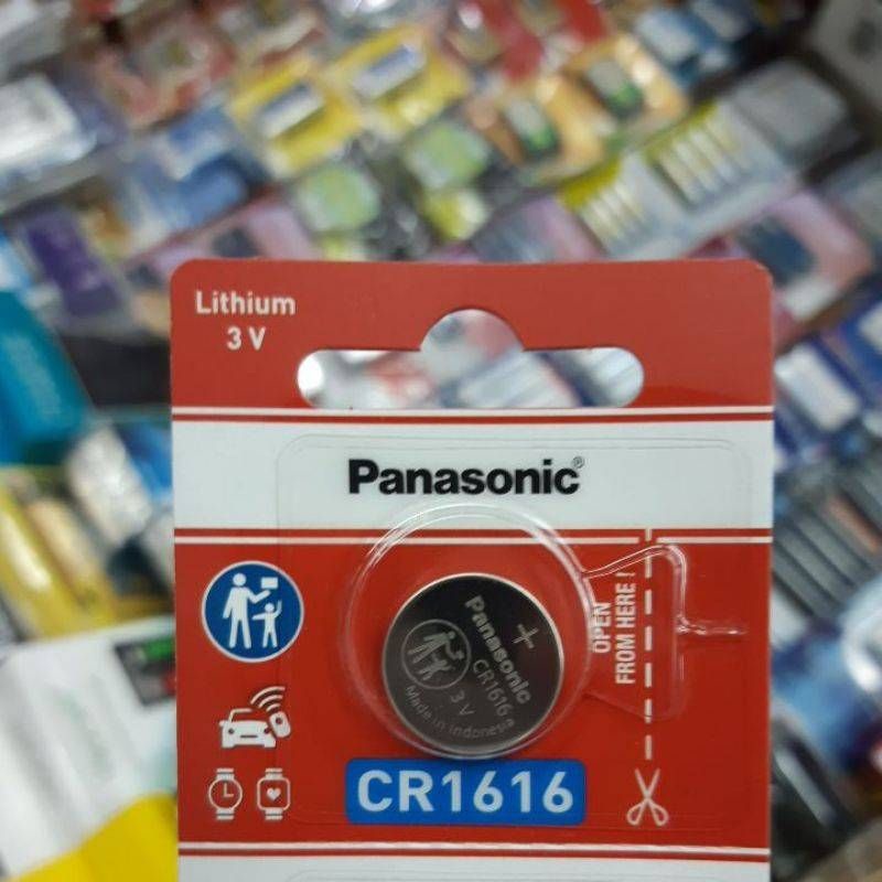 (แพคนำเข้าจากUSA) ถ่าน Panasonic CR1616 Lithium 3V แพคสีแดง 1ก้อน ของใหม่ ของแท้ | Shopee Thailand
