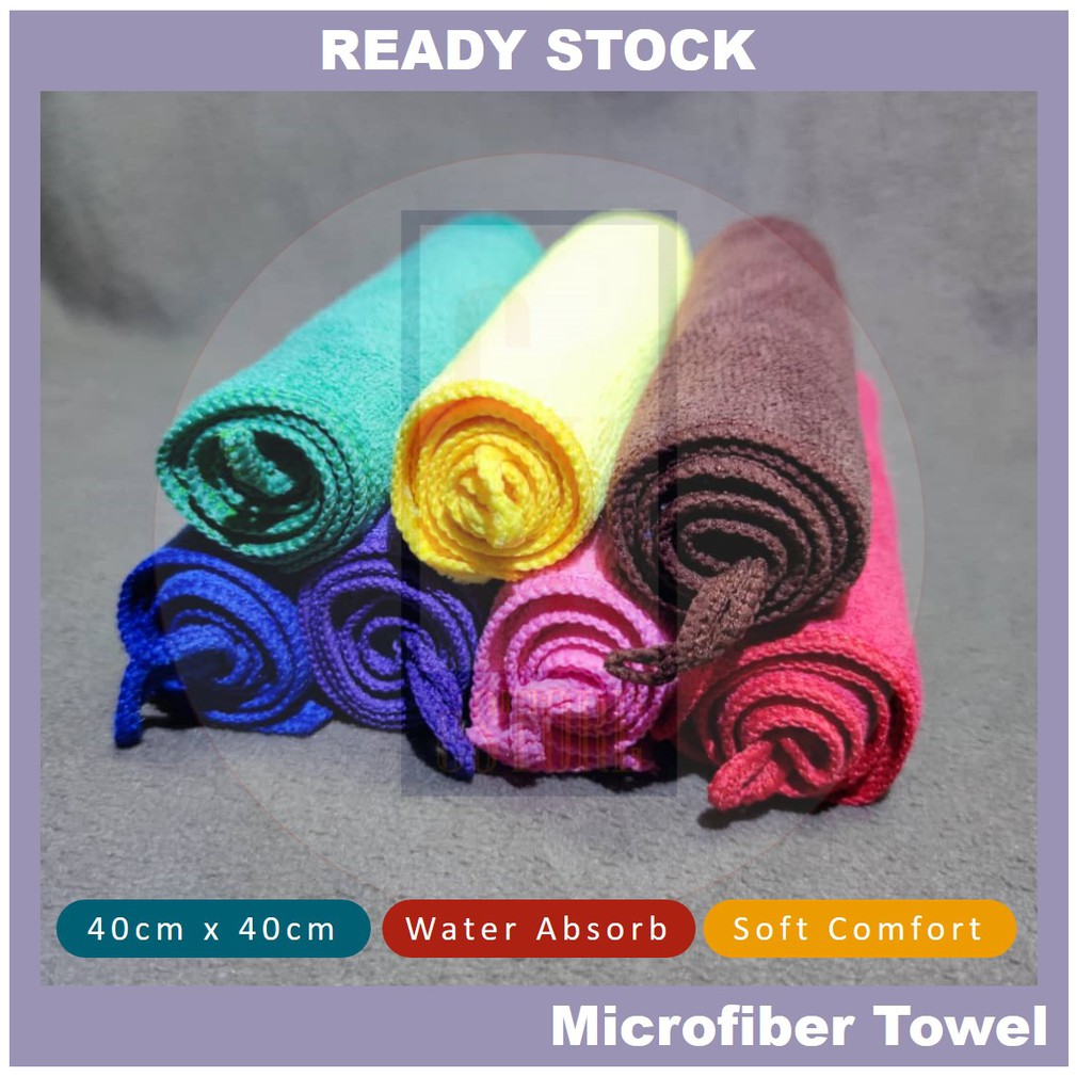 Tula Pencuci Kereta 40x40 ซม.ไมโครไฟเบอร์ Kain Lap Auto Care Cuci Wax ...