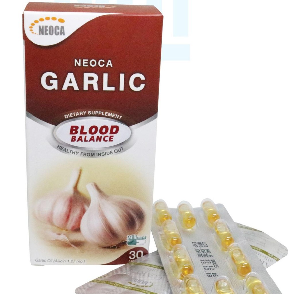 NEOCA Garlic ( นีโอก้า การ์ลิค) น้ำมันกระเทียม 30 CAP ของแท้100% Exp.04 ...