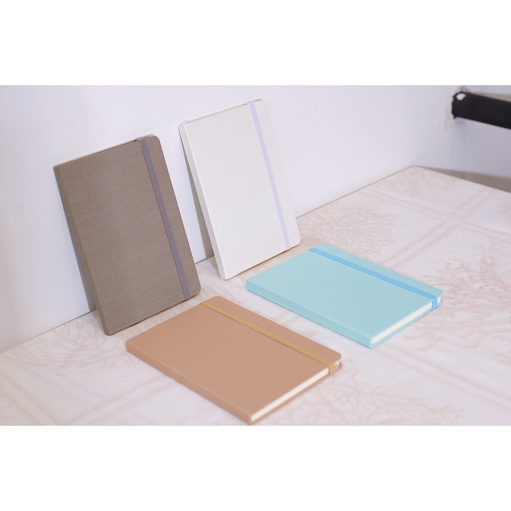 [ขายส่ง] สมุดโน้ต A5 หน้าปกผ้า เรียบหรู | Shopee Thailand