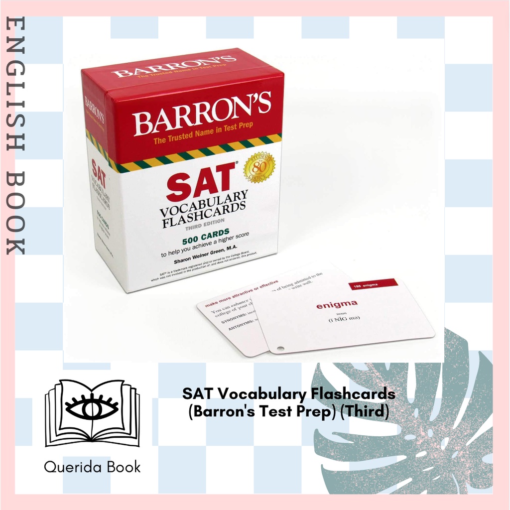 [Querida] SAT Vocabulary Flashcards (Barron's Test Prep) (Third) by ...