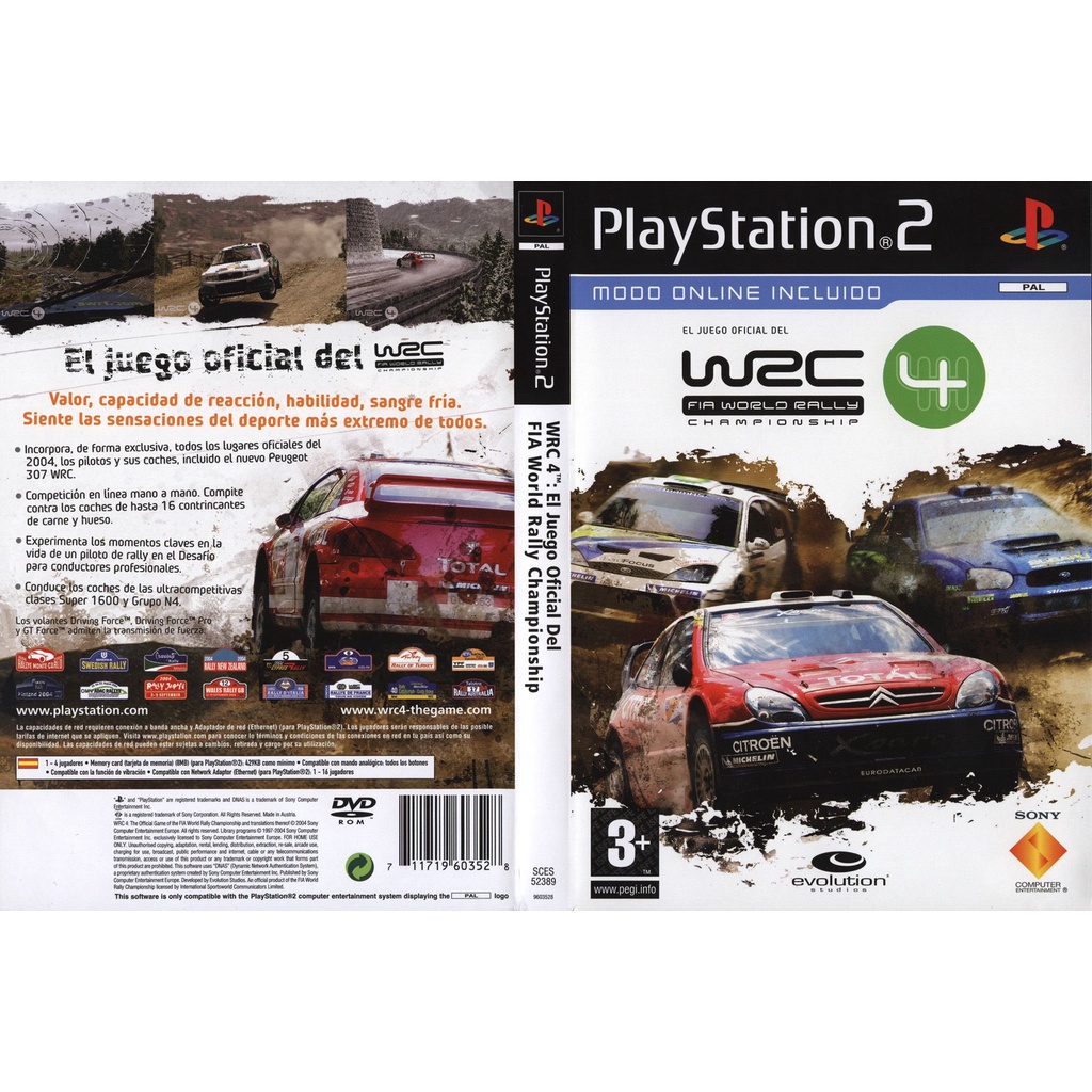 แผ่นเกมส์ PS2 WRC 4 คุณภาพ ส่งไว (DVD) | Shopee Thailand