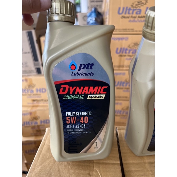 น้ำมันเครื่อง ดีเซล ปตท Ptt dynamic commonrail synthetic สังเคราะห์ 100 ...