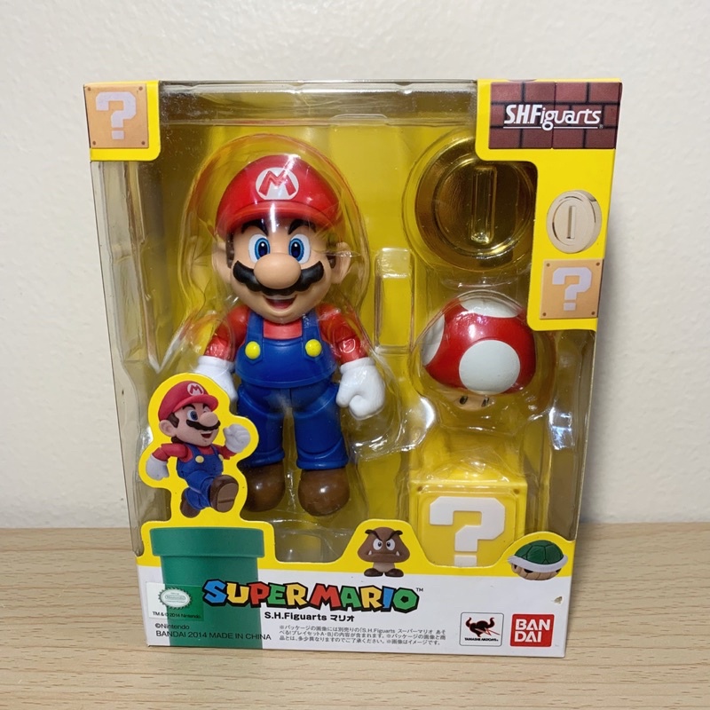 [ไม่เคยแกะ!!!] S.H.Figuarts Mario (Bandai SHF Nintendo Super Mario) ของ ...