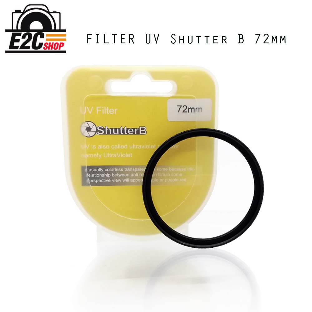 FILTER UV Shutter B 72mm ฟิลเตอร์หน้าเลนส์ | Shopee Thailand