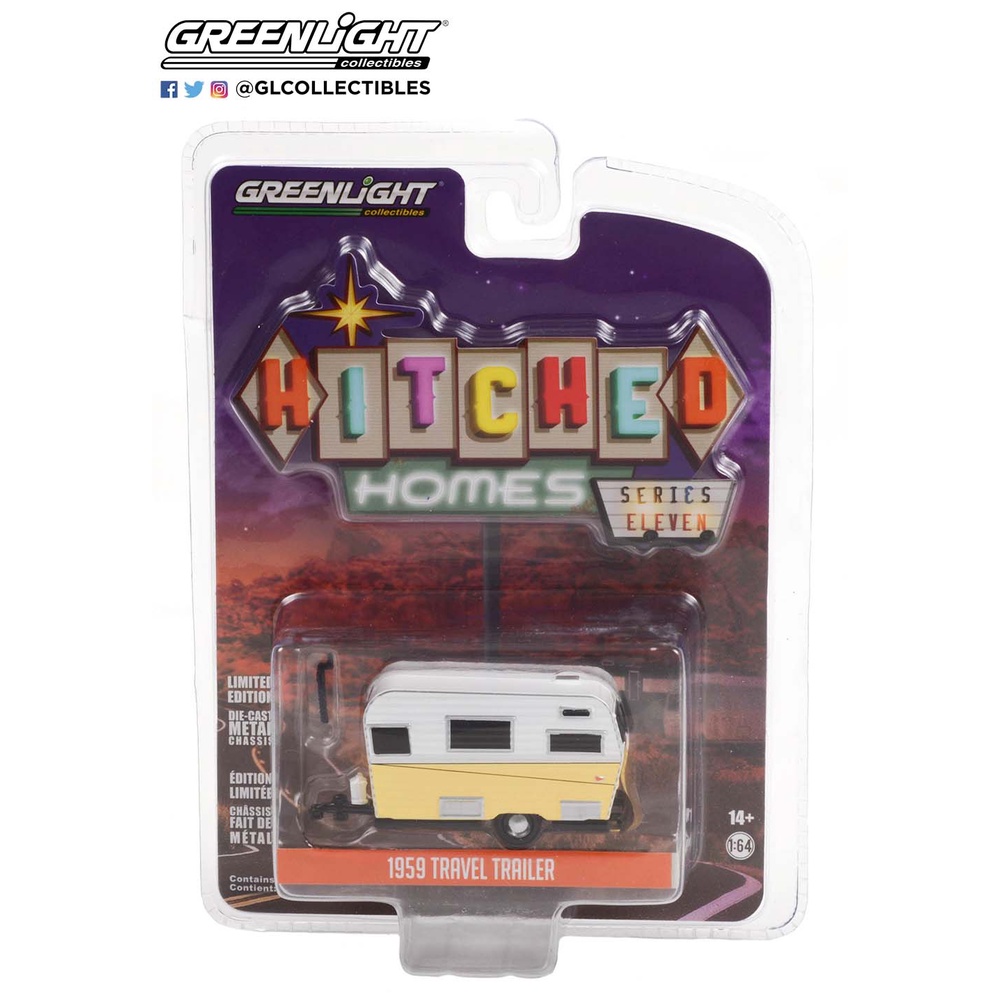 Greenlight 1/64 Hitched Homes Series 11 - 1959 Travel Trailer 34110-A ...