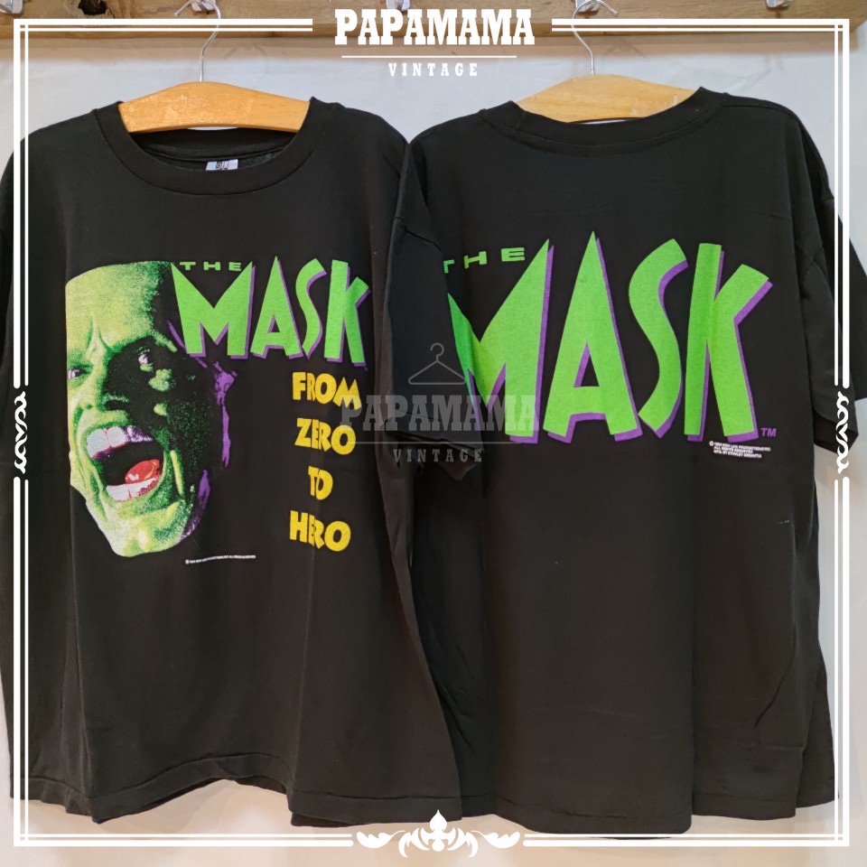 [ THE MASK ] Movie's Promote shirt The Jim Carrey Version เสื้อหนัง ...