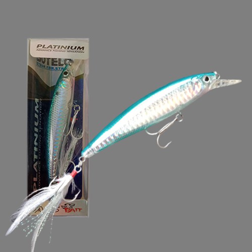 เหยื่อปลอม AFS Sotelo Platinum รุ่น Crystal Zee Minnow 95-110 mm ...