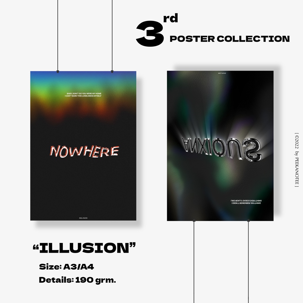 ILLUSION 3rd Poster Collection | Shopee Thailand