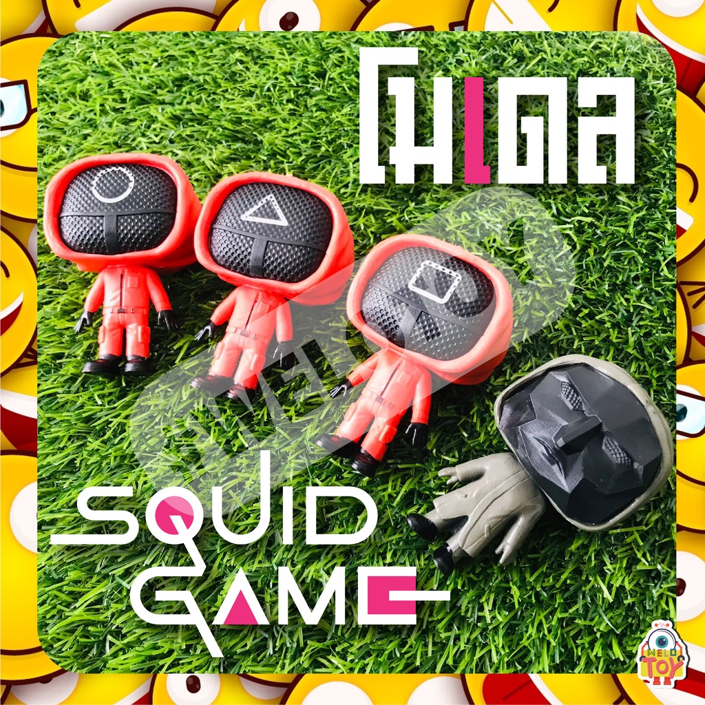 💥พร้อมส่งในไทย💥 โมเดลสควิดเกม Squids games โมเดล ตุ๊กตา มินิSquid Game มี 4 แบบให้เลือก | Shopee ...