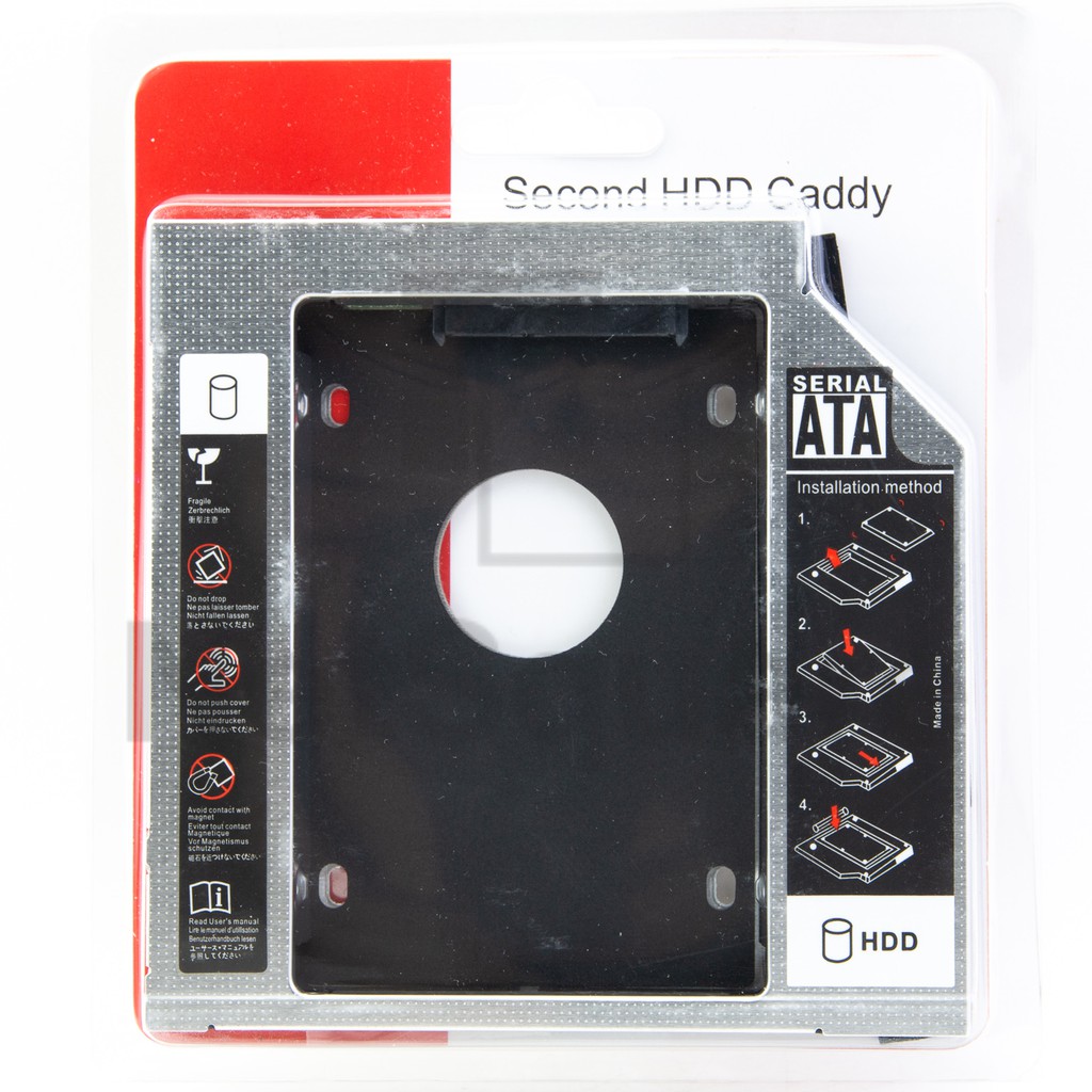 HDD Tray SDD SATA DVD Hard Drive Second Caddy ถาดแปลงเพิ่มฮาร์ดดิสก์ใน ...