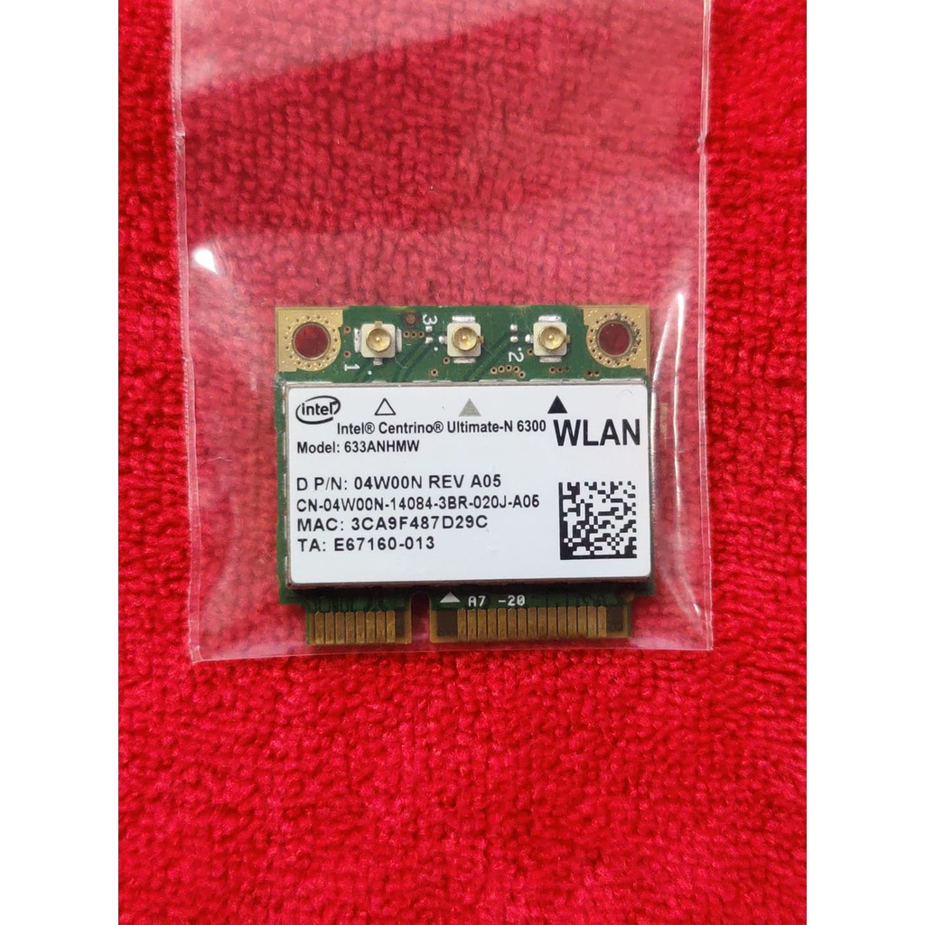 DELL Intel Centrino Ultimate-N 6300 Wireless 633ANHMW Wireless Card ...