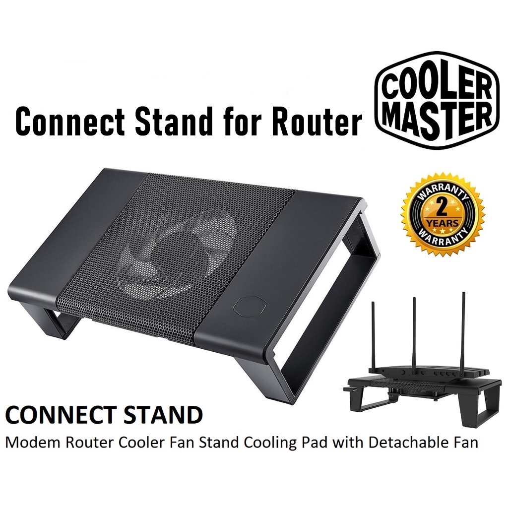 ⚡️พัดลมเร้าเตอร์⚡️ Cooler Master Connect Stand for Router Cooling Pad ...