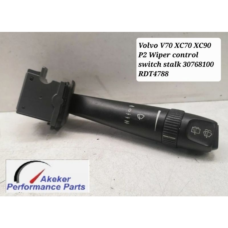 Volvo V70 XC70 XC90 P2 Wiper control switch stalk 30768100 RDT4788 ...