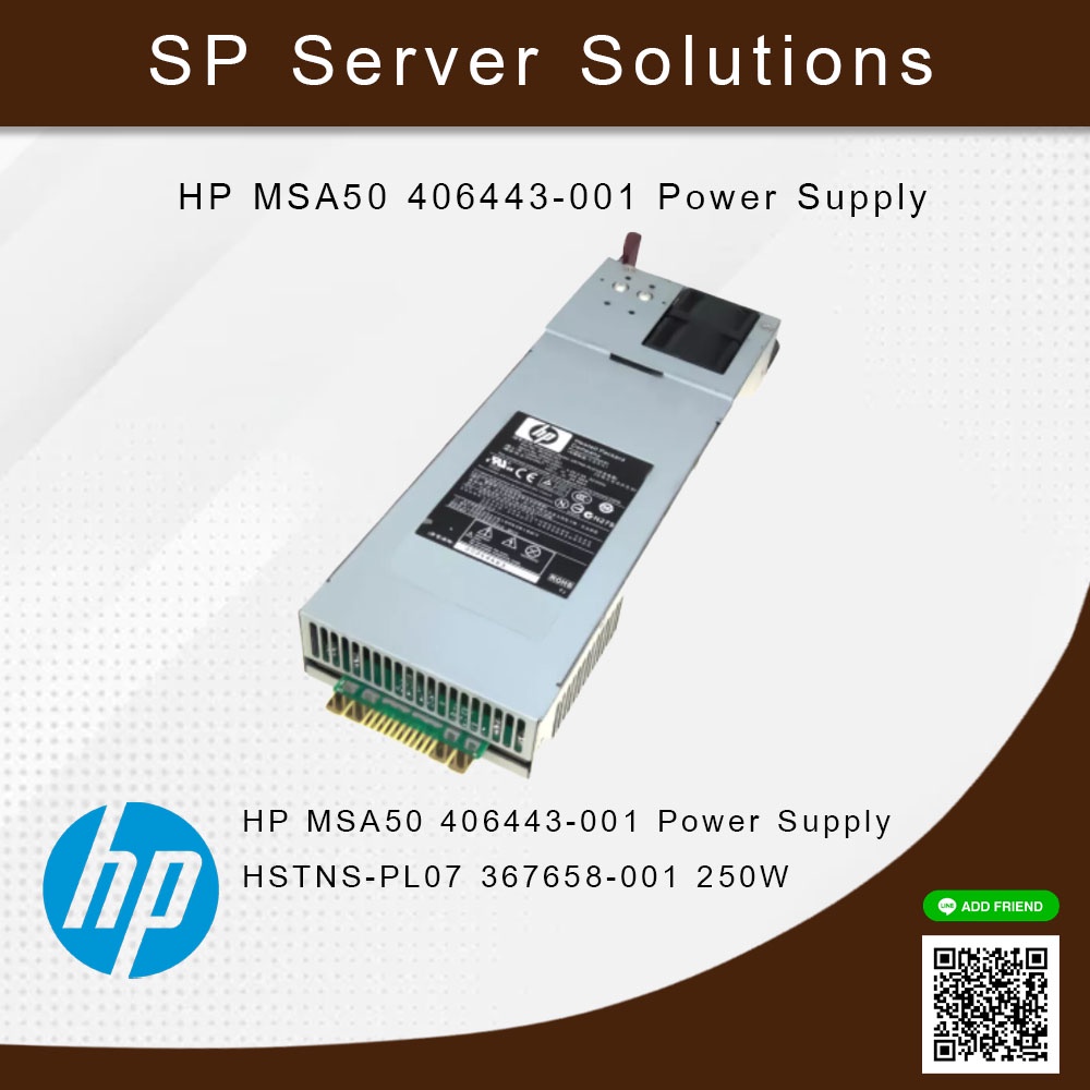 HP MSA50 406443-001 Power Supply HSTNS-PL07 367658-001 250W | Shopee ...