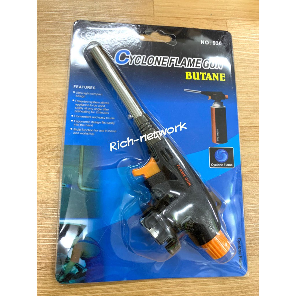🔥🔥ส่งด่วน!🔥🔥 [ไม่รวมแก๊สกระป๋อง] หัวพ่นไฟ Cyclone Flame GUN BUTANE รุ่น No.930 หัวแก๊ส หัวพ่นไฟ ...