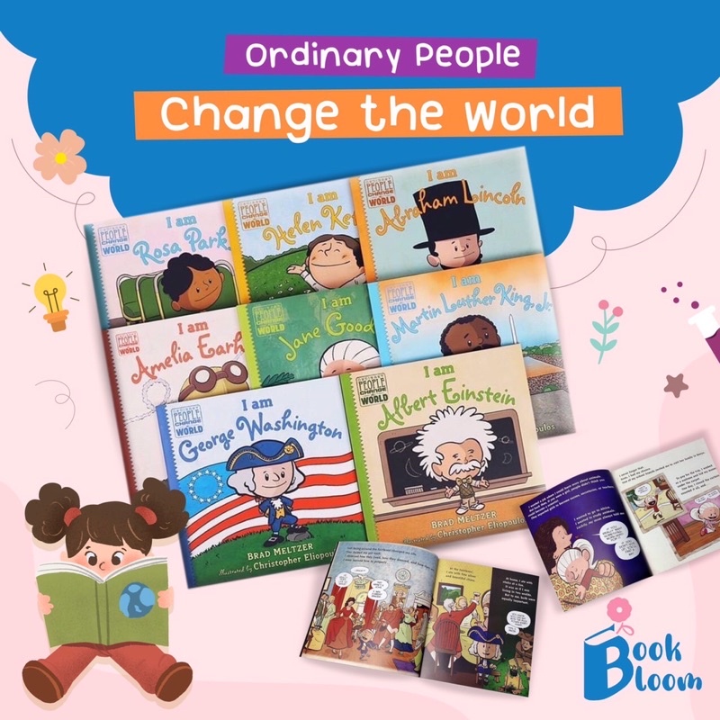 ส่งฟรี!! หนังสือชุด Ordinary People Change the World ชุด 8 เล่ม ...