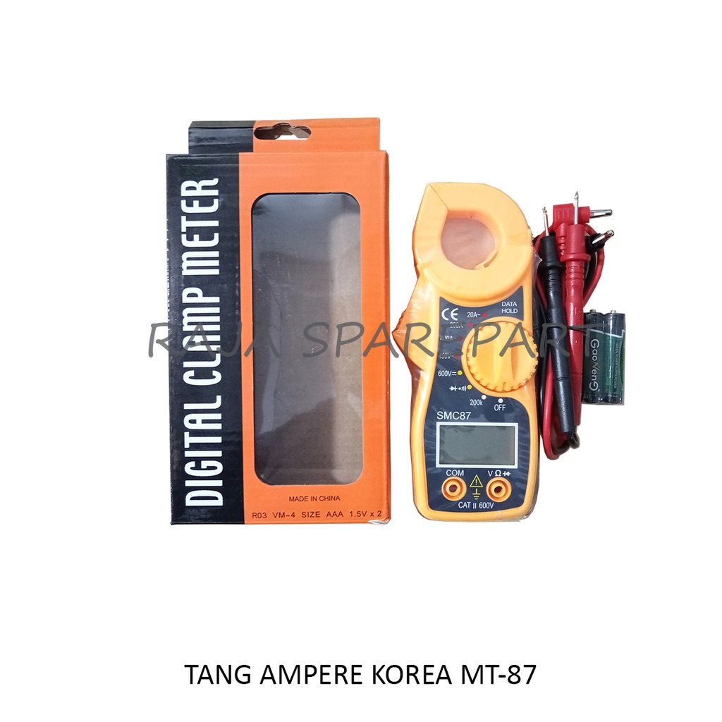 คีม AMPERE/DIGITAL CLAMP METER/คีม AMPERE เกาหลี MT87 | Shopee Thailand