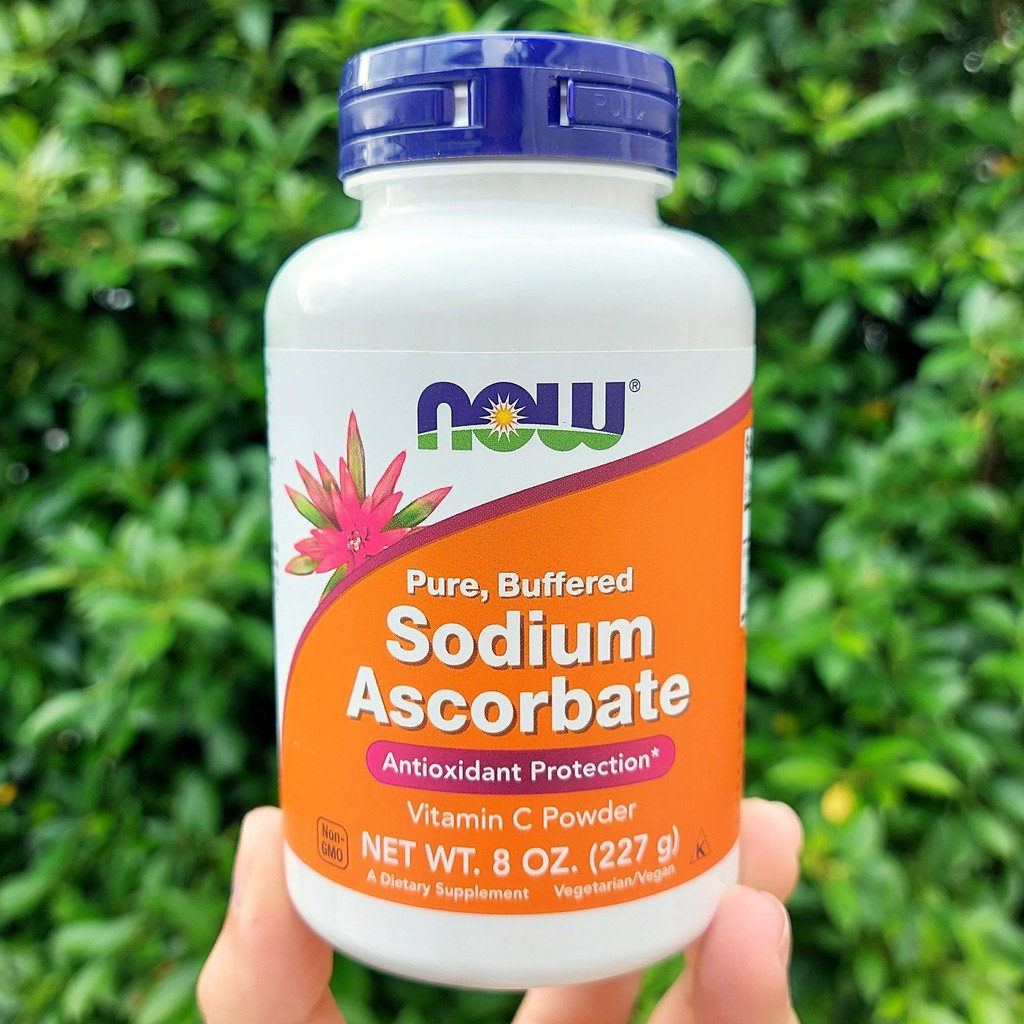 วิตามินซี แบบผง จากโซเดียม แอสคอร์เบต Sodium Ascorbate Vitamin C Powder 227 g (Now Foods ...