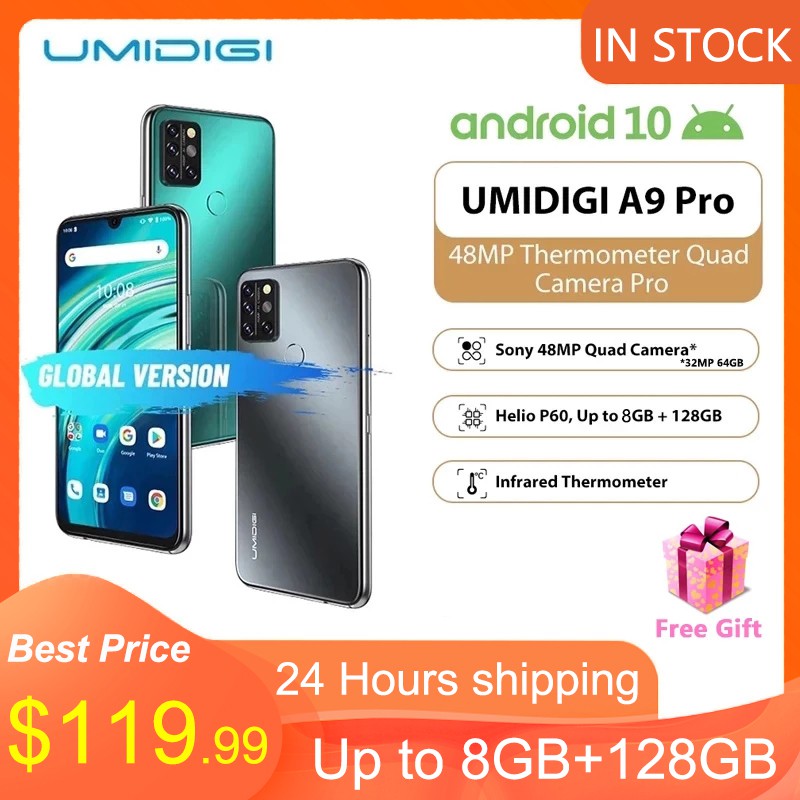 ㍿UMIDIGI Helio P60 A9 Pro Smartphone 64gb 4gbb Octa Core Fingerprint Recognition 32mp | Shopee ...