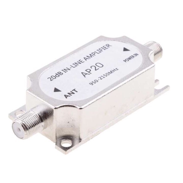 20dB IN-LINE Amplifier 950-2150 MHZ สัญญาณ Booster สำหรับเสาอากาศ ...