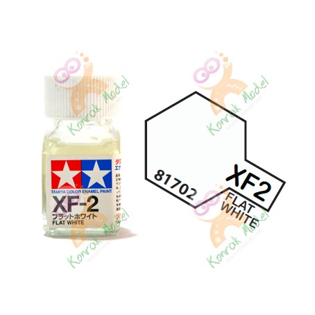 สีสูตรน้ำมัน Tamiya Enamel XF2 Flat White 10ml | Shopee Thailand