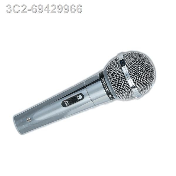 ℗ไมโครโฟน DECCON รุ่น MI-1 พร้อมสายยาว 5 เมตร Dynamic Microphone ไมค์ ...