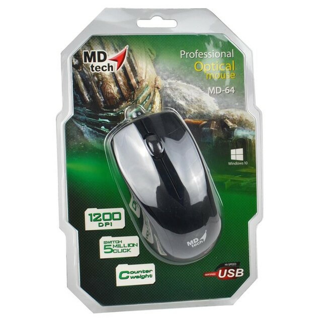 Mouse USB Optical MD-TECH MD-64 | Shopee Thailand