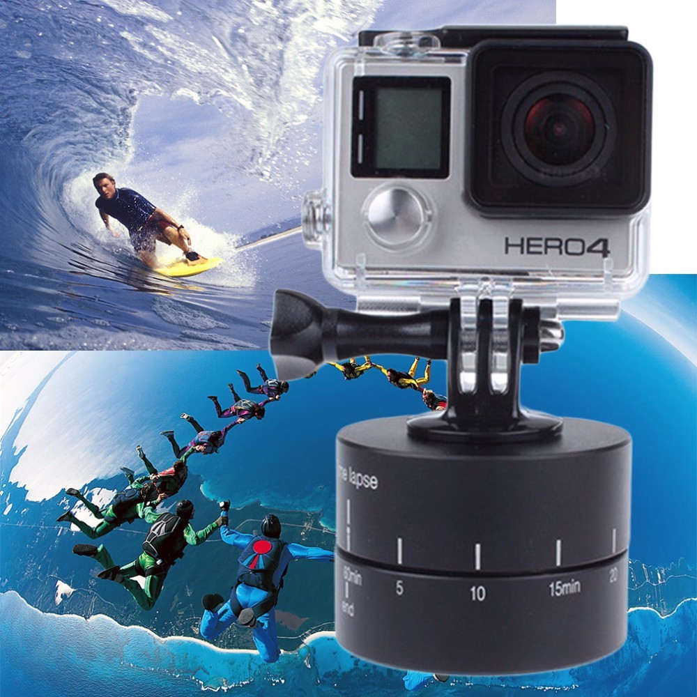 GoPro Time Lapse 360 องศา หมุนรอบ บันทึกได้สูงสุด 60 นาที | Shopee Thailand
