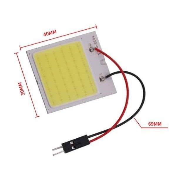 LED 48 LED COB 4W 12V ขนาด 40x35 mm. แสงขาว 6000K , 6500K , | Shopee ...