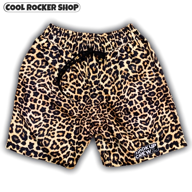 Cool Rocker : กางเกงขาสั้น ลายเสือ (Leopard Shorts) | Shopee Thailand
