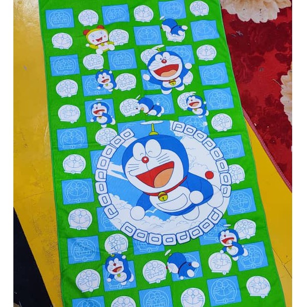 Tuala Mandi Kanak Kanak Doraemon ผ้าเช็ดตัวการ์ตูน Tuala Lembut การ์ตูน ...