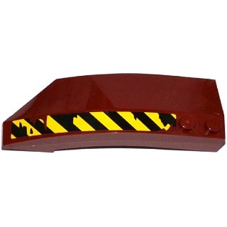 Lego part (ชิ้นส่วนเลโก้) No.41749 / 42019 Wedge 8 x 3 x 2 Open Right ...