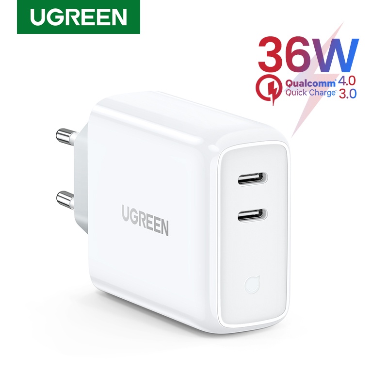 Ugreen PD36W USB PD Charger Quick Charge 4.0 3.0 for iPhone 14 Pro XS ...