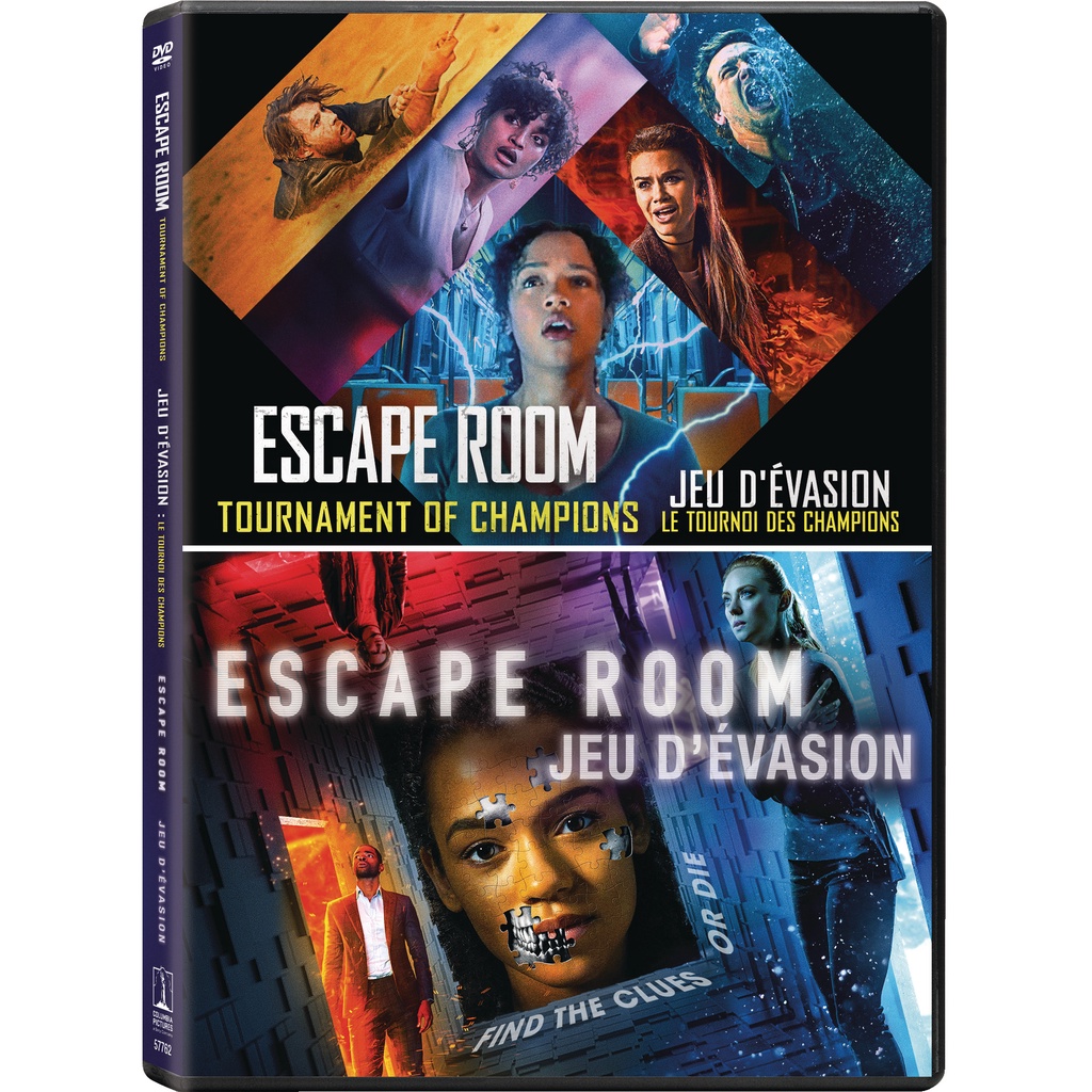 Escape Room 1-2 Collection กักห้อง เกมโหด 1-2 DVD พากย์ไทย | Shopee ...