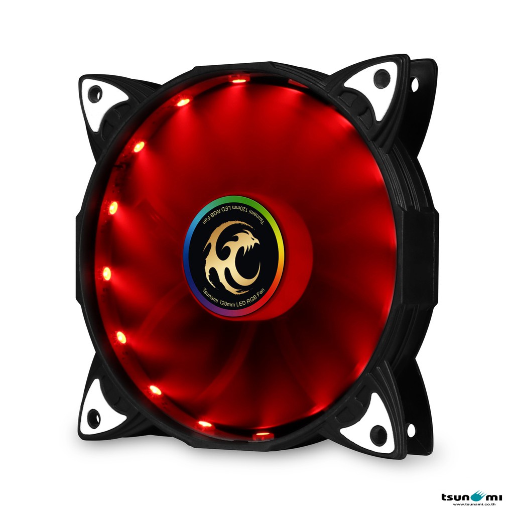 [No Hub/No Remote] Tsunami Rainbow Series RGB Cooling Fan X 1 120mm ...