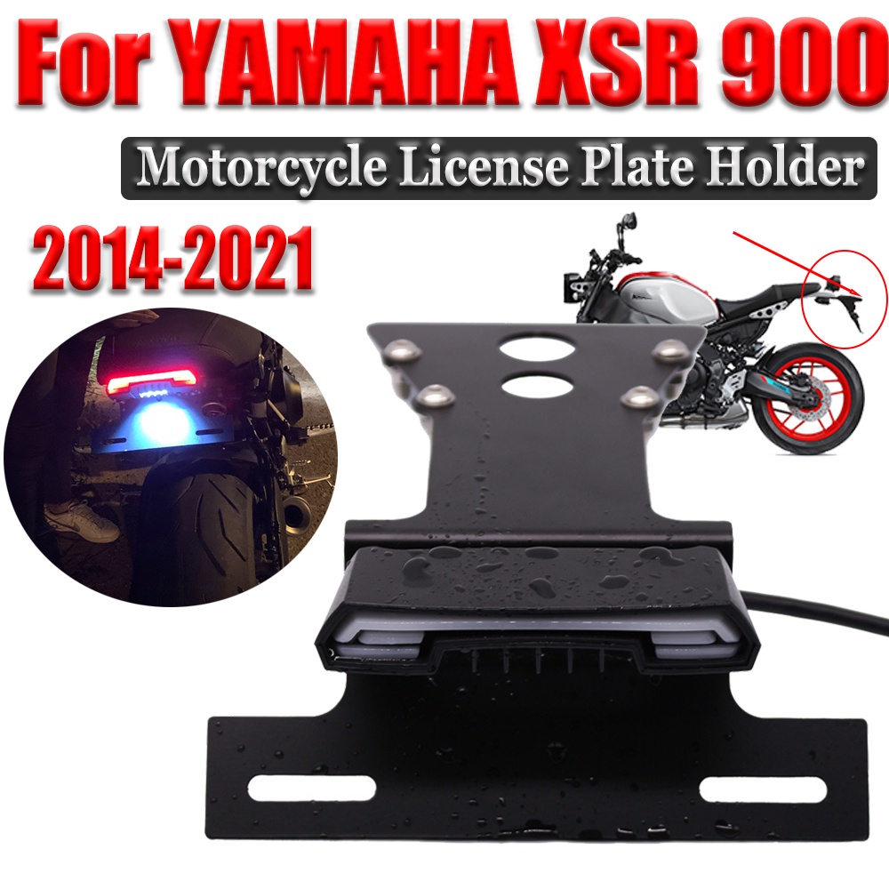 รถจักรยานยนต์ XSR 900พิทักษ์ลงทะเบียนผู้ถือป้ายทะเบียนสำหรับ YAMAHA XSR900 2014- 2021 LED ไฟท้าย ...