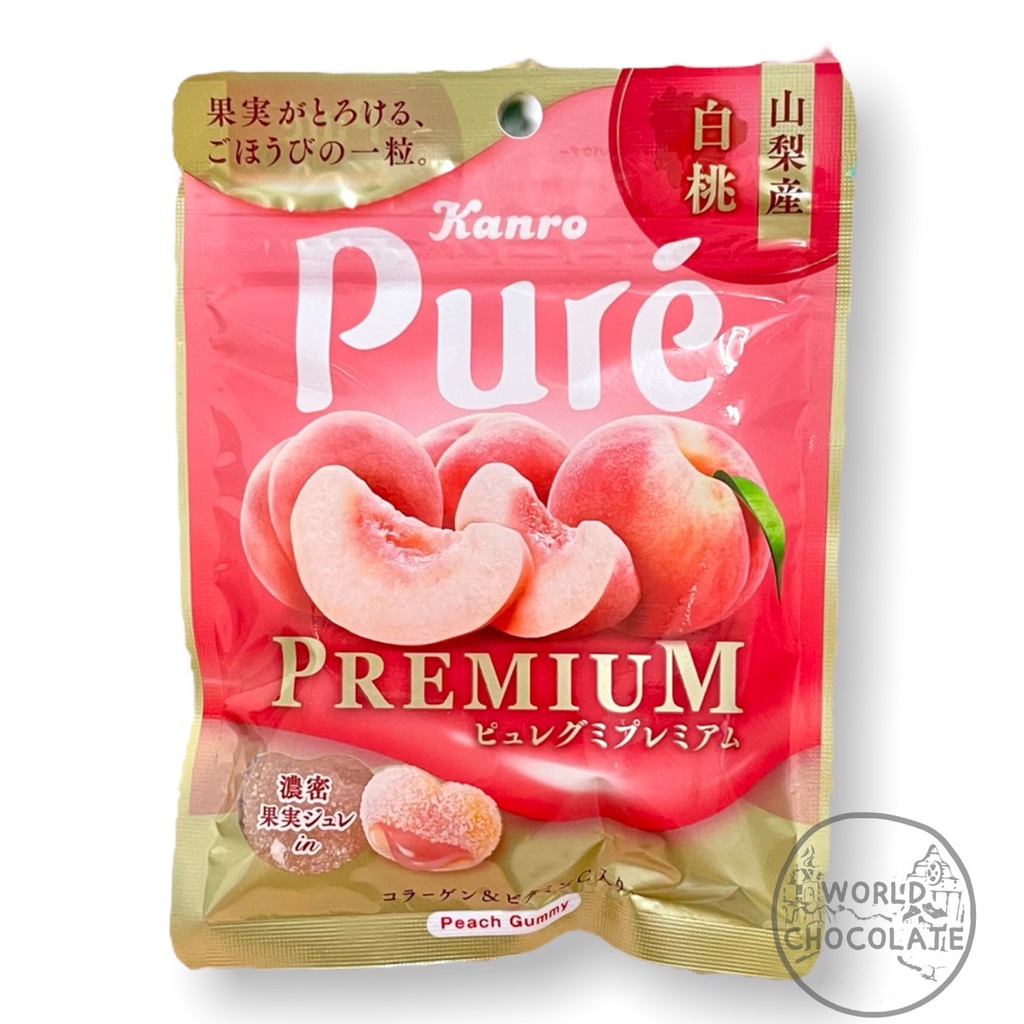 Kanro Pure' Premium เยลลี่สอดไส้พีช | Shopee Thailand