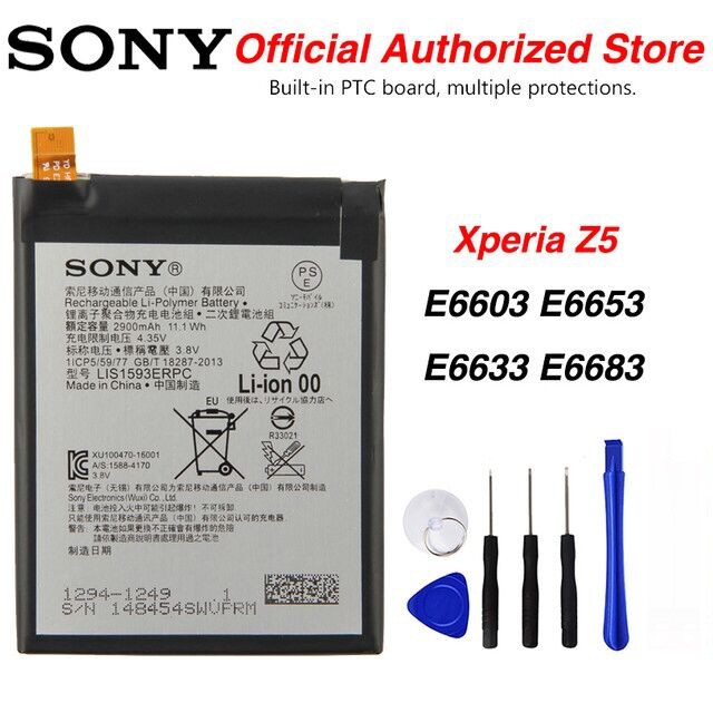 แบตเตอรี่ Sony Xperia Z5 E6633 E6653 E6603 E6883 E6683 battery ...