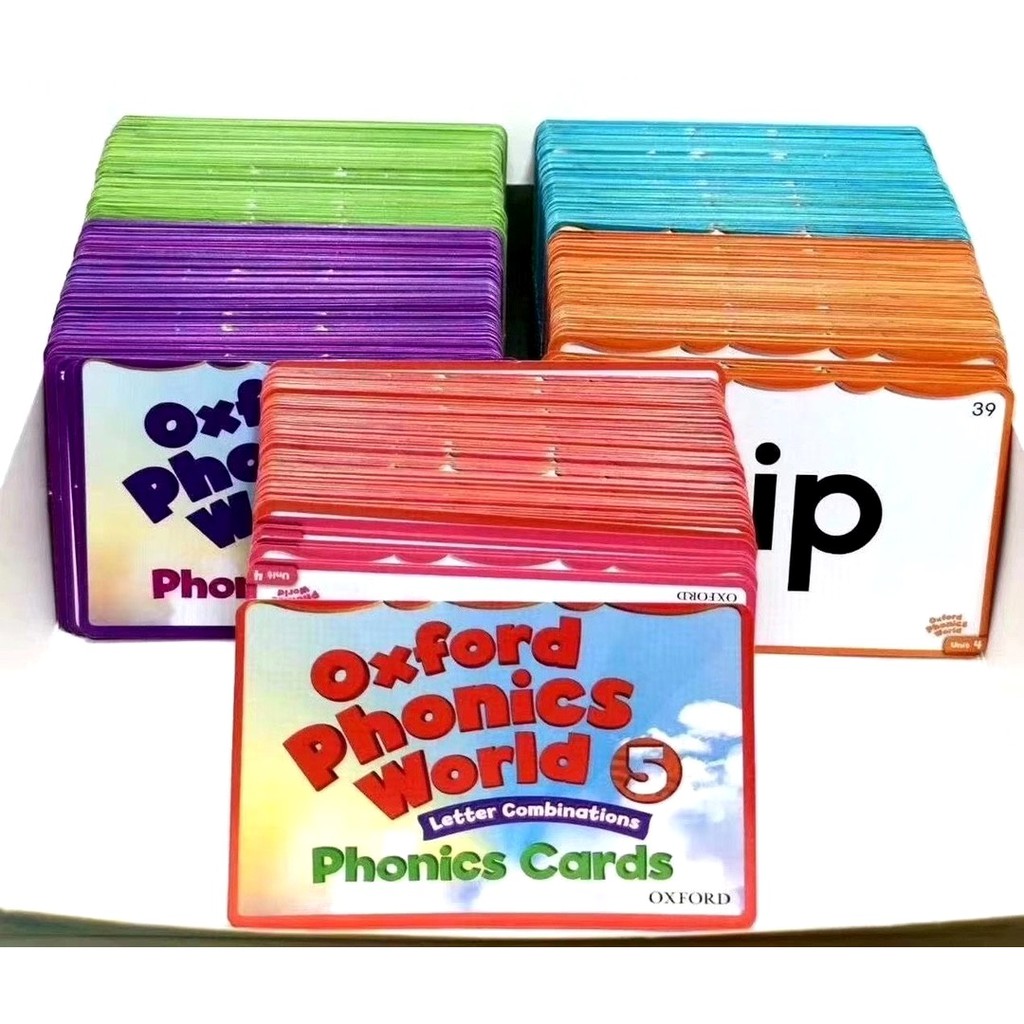 พร้อมส่ง แฟลชการ์ด Flash cards Oxford Phonics world จำนวน 511 ใบ ...