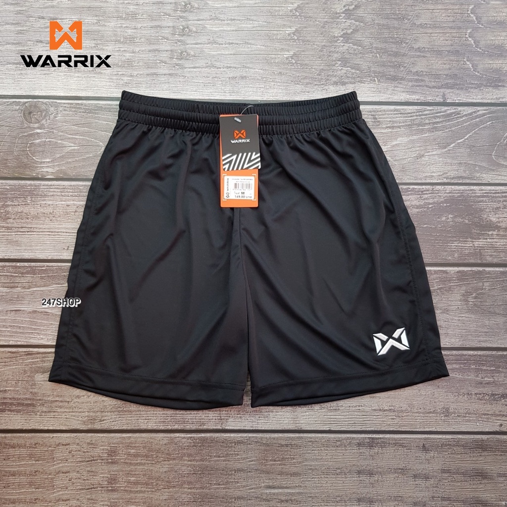 กางเกงกีฬา กางเกงขาสั้น กางเกงวาริก Warrix สีดำ รหัส WP-1509-AA | Shopee Thailand