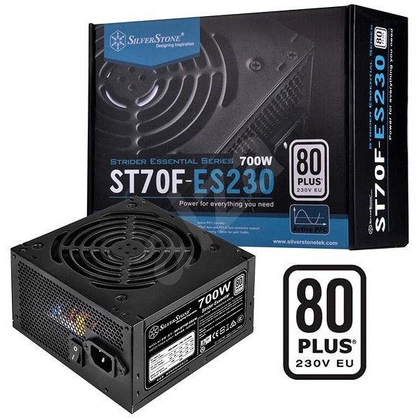 SILVERSTONE STRIDER ESSENTIAL ST70F-ES230 700W 80 PLUS *พาวเวอร์ซัพพลาย ...