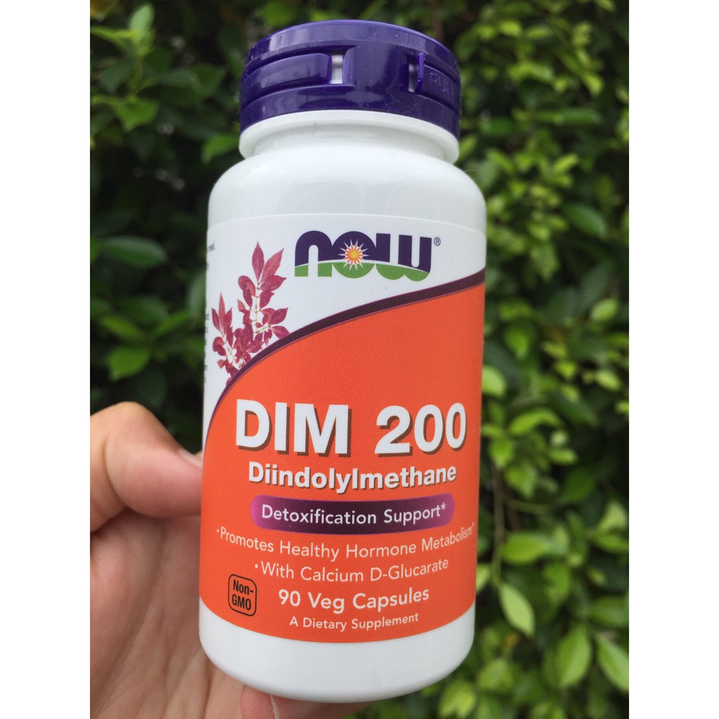 DIM ดิม 200 mg 90 Veg Capsules, Diindolylmethane with calcium D-Glucate ...