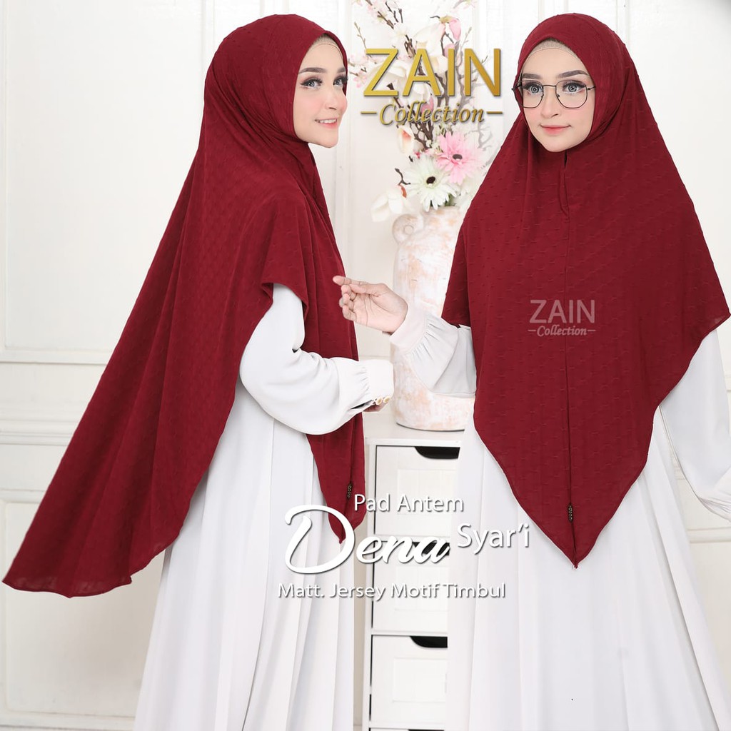 Jilbab Syari Jumbo Dena Original Zain Collection | Shopee Thailand