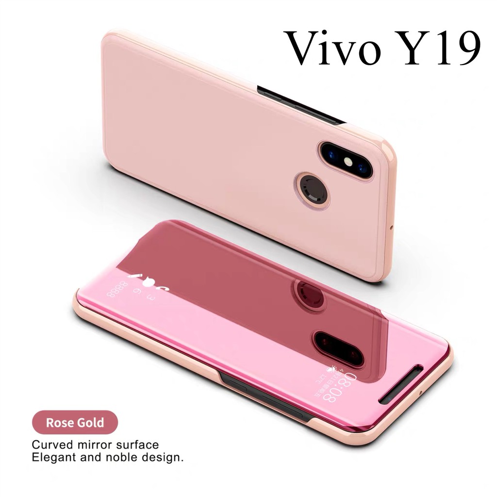 เคสเปิดปิดเงา Case VIVO Y19 เคสกันกระแทกตั้งได้ ฝาเปิดปิดเงา SmartCase สินค้าใหม่พร้อมส่ง ...