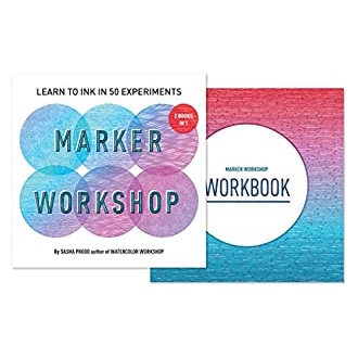 Marker Workshop : Learn to Ink in 50 Experiments - 2 Books in 1 (CSM ...